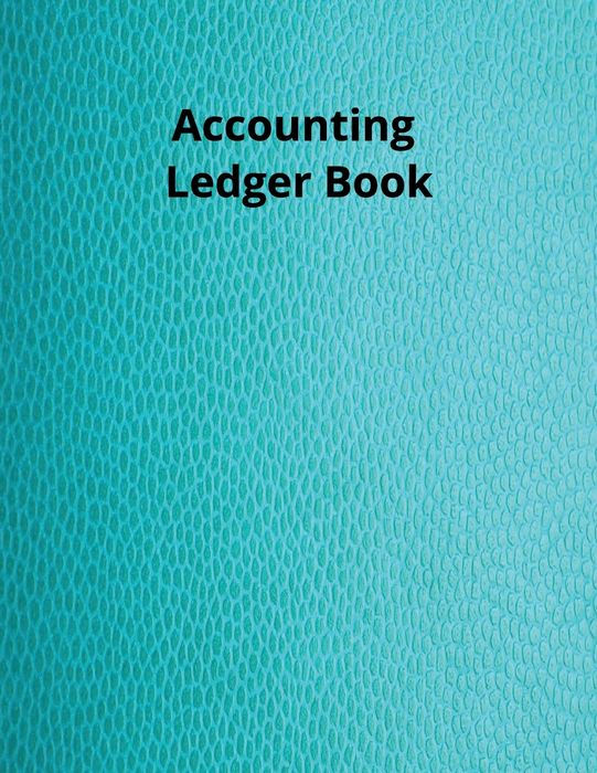 Accounting Ledger Book – Turquoise – JournalsAreUs
